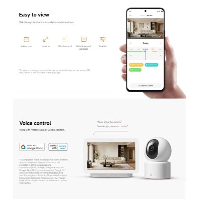 Xiaomi Smart Camera C201 - 1080p HD, Furniture & Home Living, Security ...