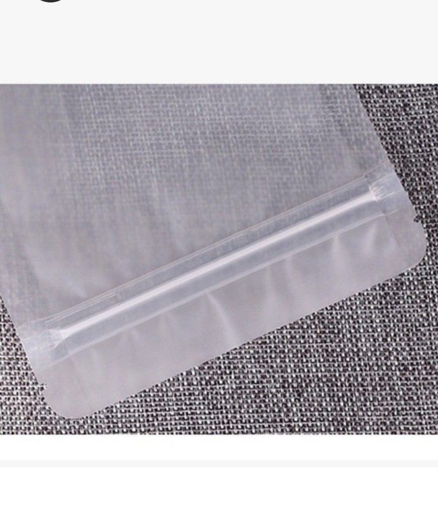XL size Frosted Matte Ziplock Cookie Bag Resealable Food Packaging ...