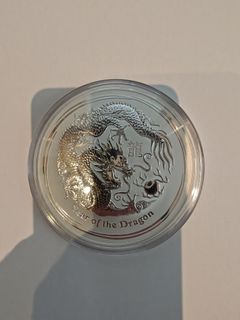 2012 Year of the Dragon 50 Cents Coin, Hobbies & Toys, Memorabilia ...