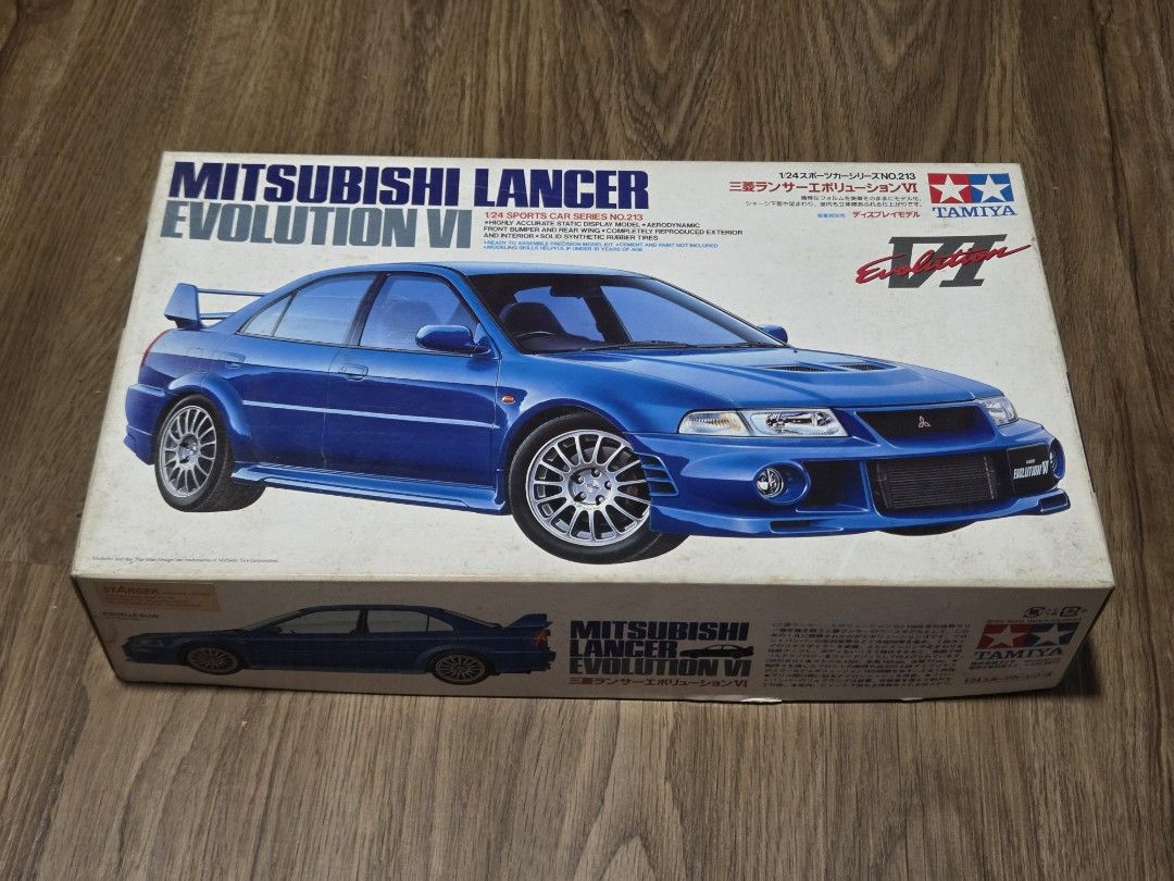 1/24 Tamiya Mitsubishi Lancer Evolution VI Model Kit, Hobbies & Toys ...