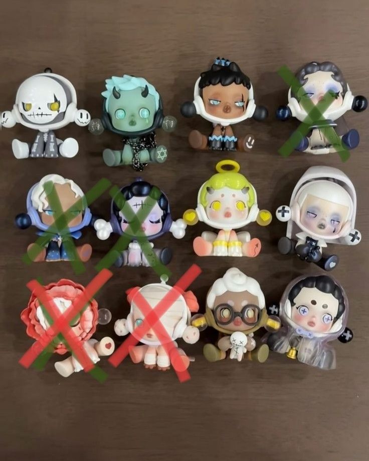 14 pcs skullpanda set, Hobbies & Toys, Memorabilia & Collectibles, Fan ...