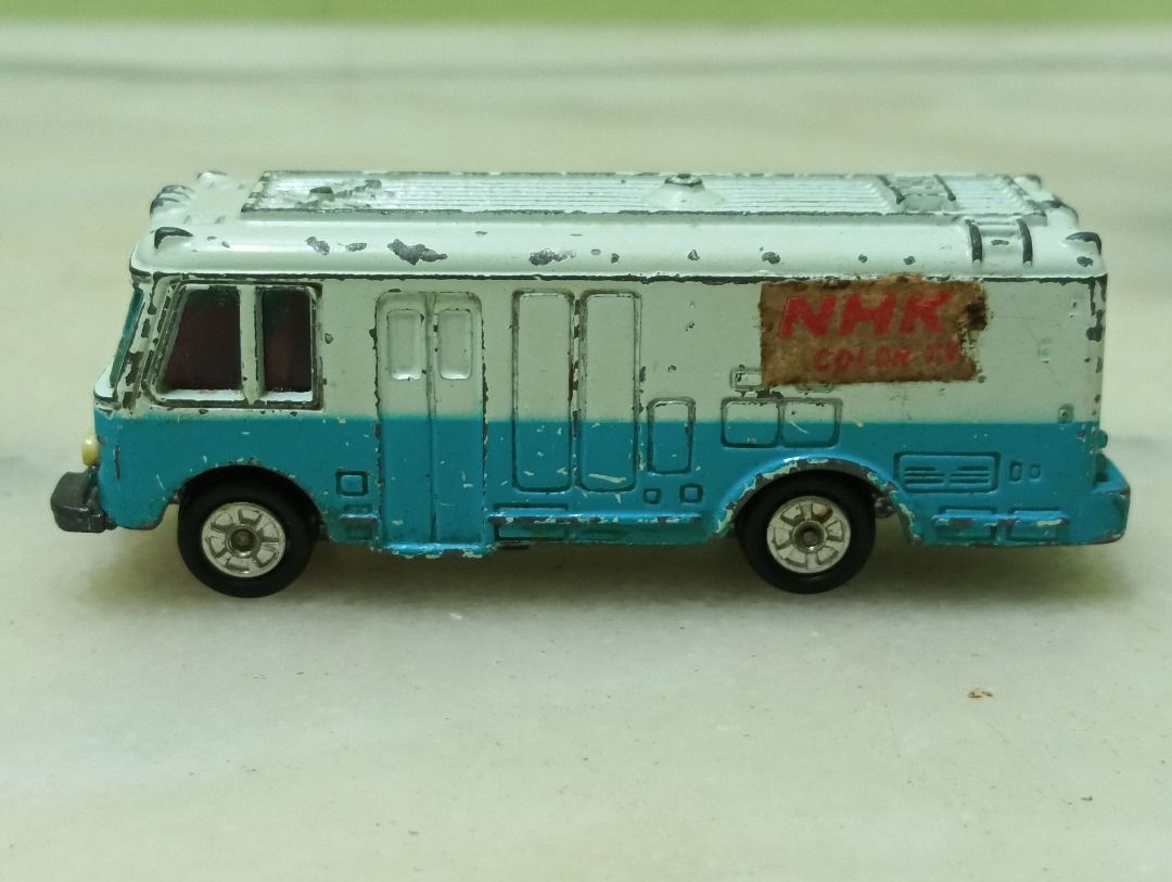 1975 Tomica Japan nhk tv bus diecast rare vintage vtg antik antique ...
