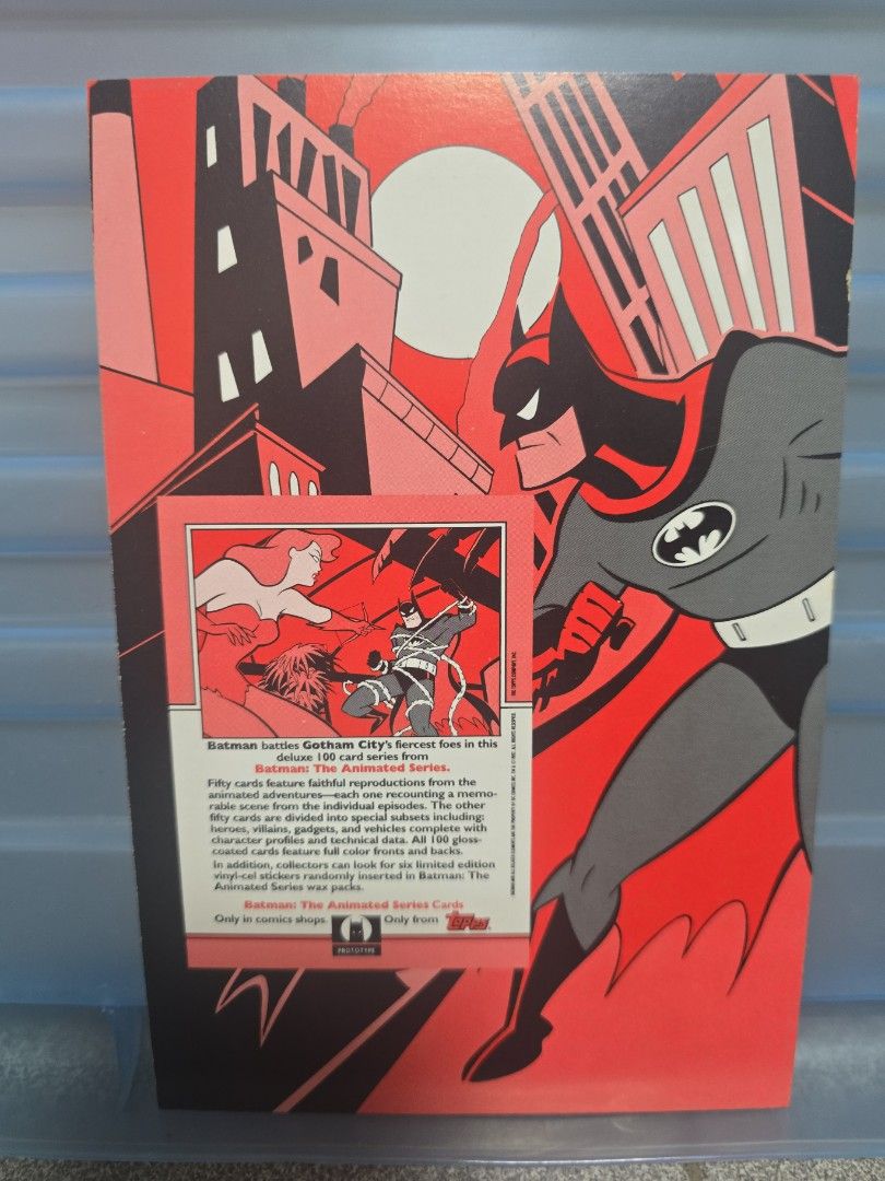 1993 Topps Batman The Animated Series Prototype Promo Trading Card Rare ...