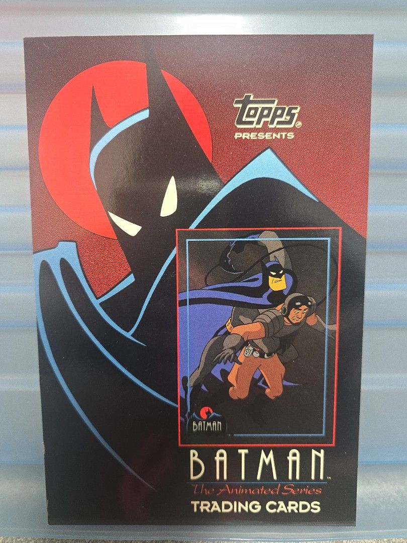 1993 Topps Batman The Animated Series Prototype Promo Trading Card Rare ...