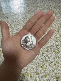 Bhutan Lunar Rooster 1 oz 999 Fine Silver Coin, Hobbies & Toys ...