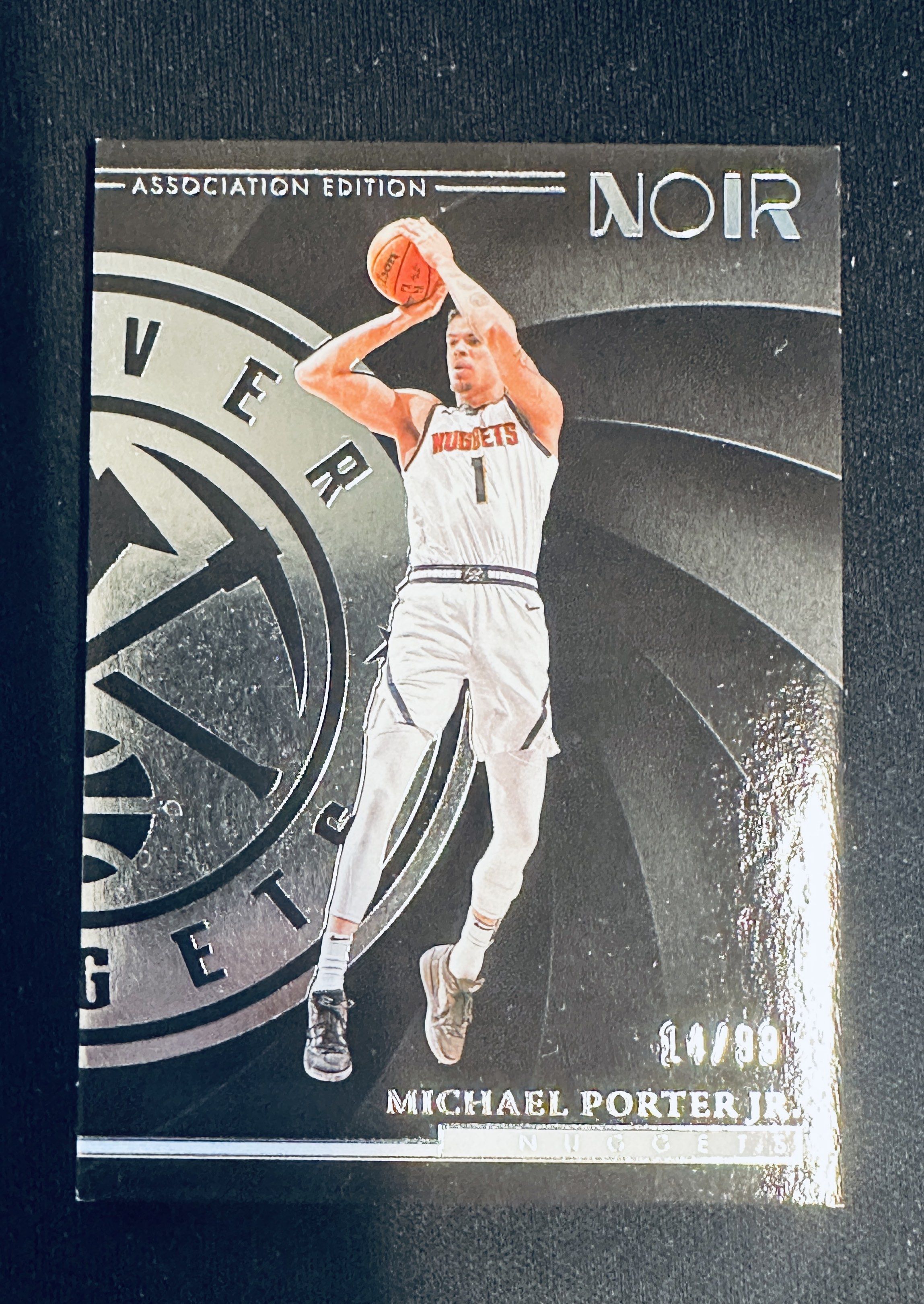 2023-24 Panini Noir Michael Porter Jr. Association Edition #/99 Nuggets ...