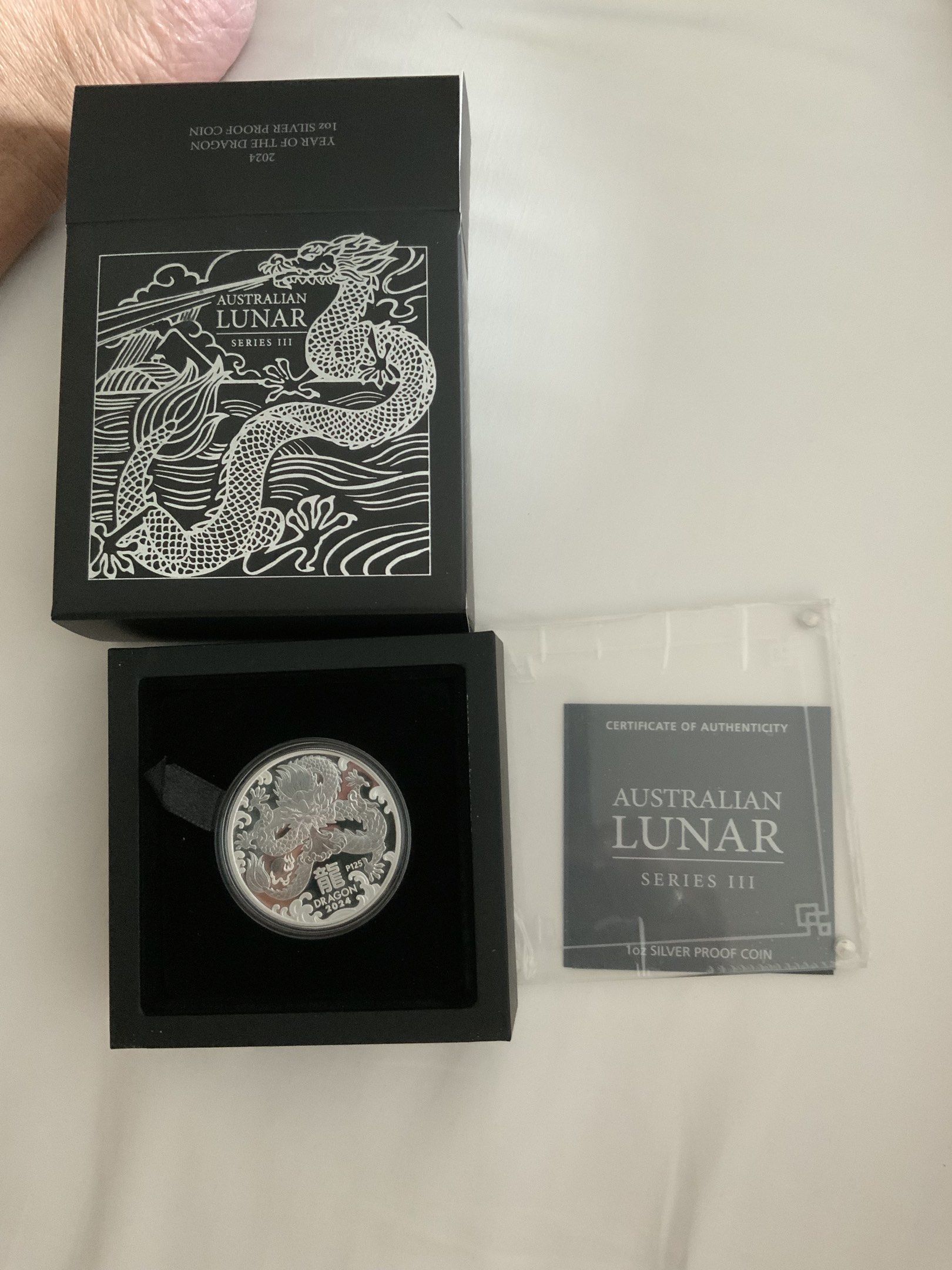 2024 Australian Lunar Year of the Dragon Silver Proof Coin, Hobbies ...