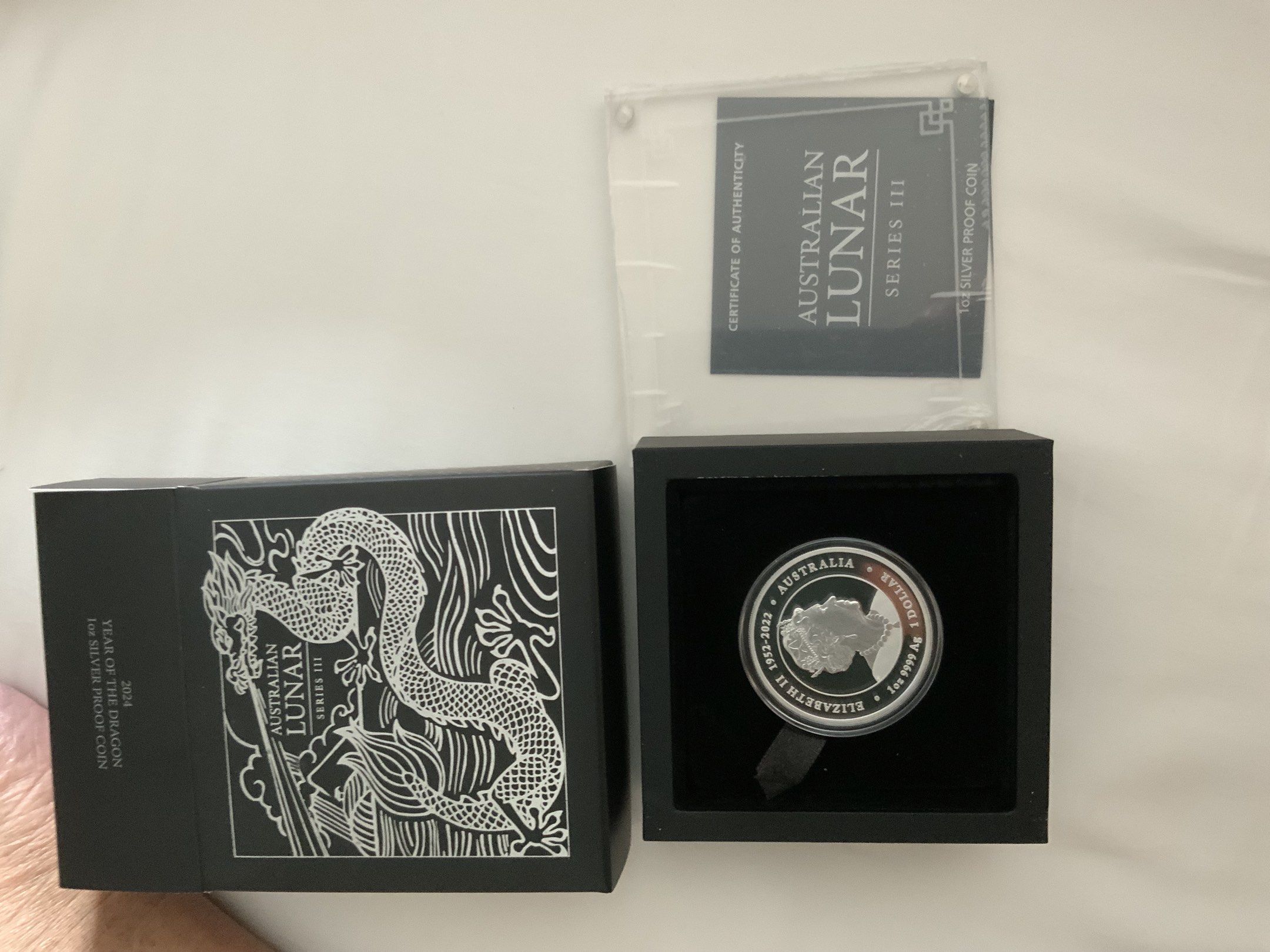 2024 Australian Lunar Year of the Dragon Silver Proof Coin, Hobbies ...