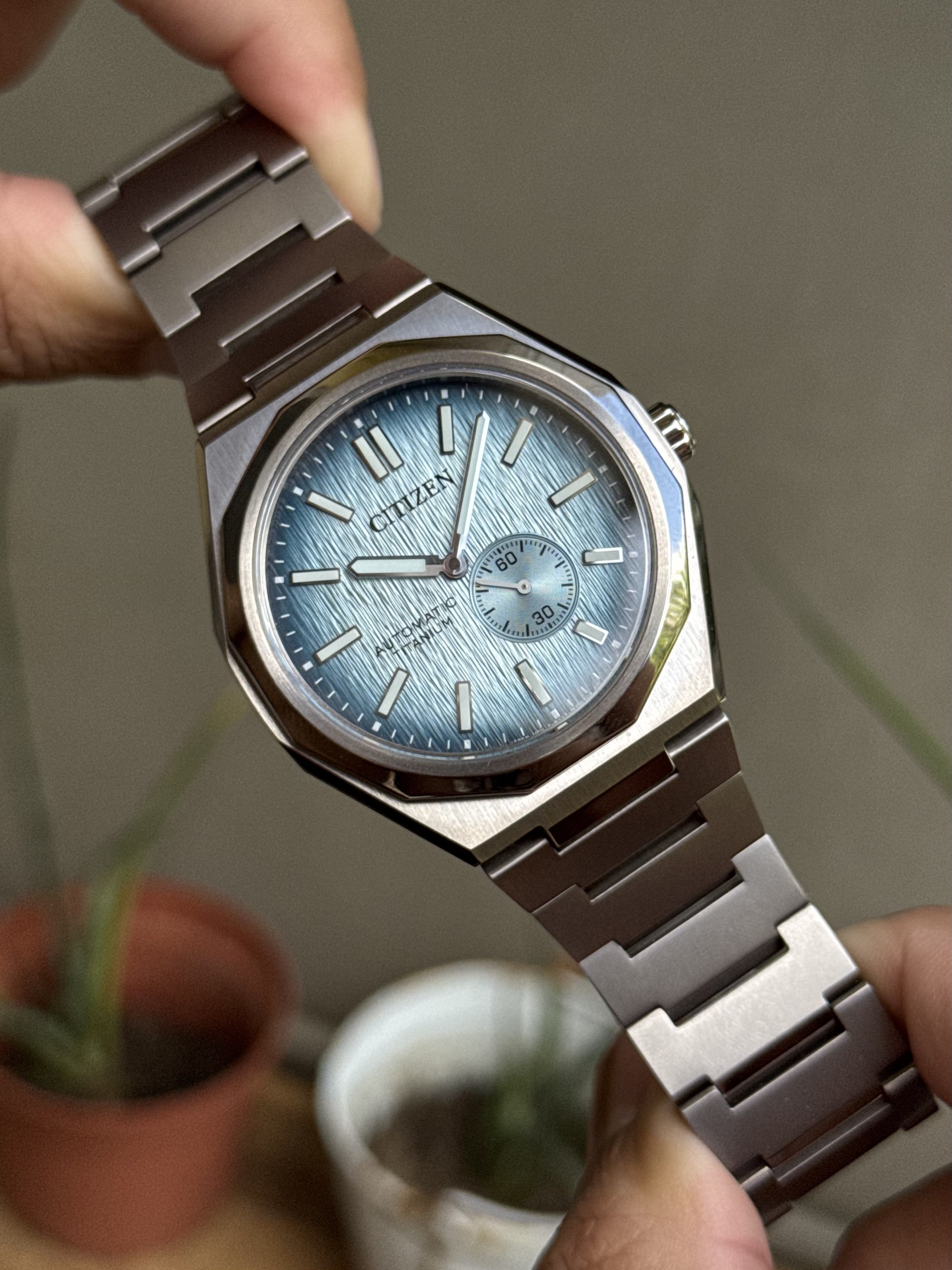 2026 Citizen Zenshin 60 Gradient Tiffany Blue Super Titanium, Men's ...