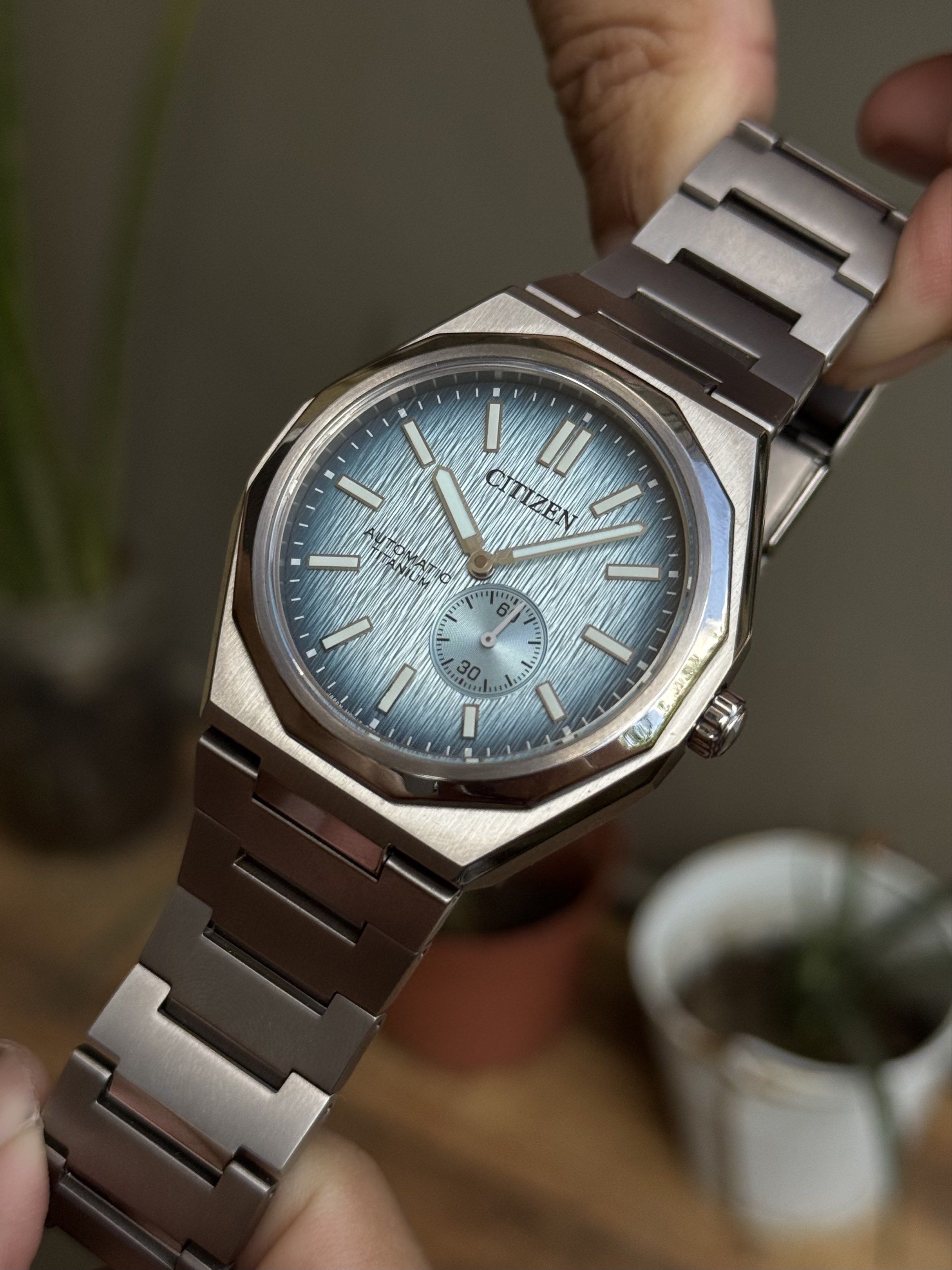 2026 Citizen Zenshin 60 Gradient Tiffany Blue Super Titanium, Men's ...