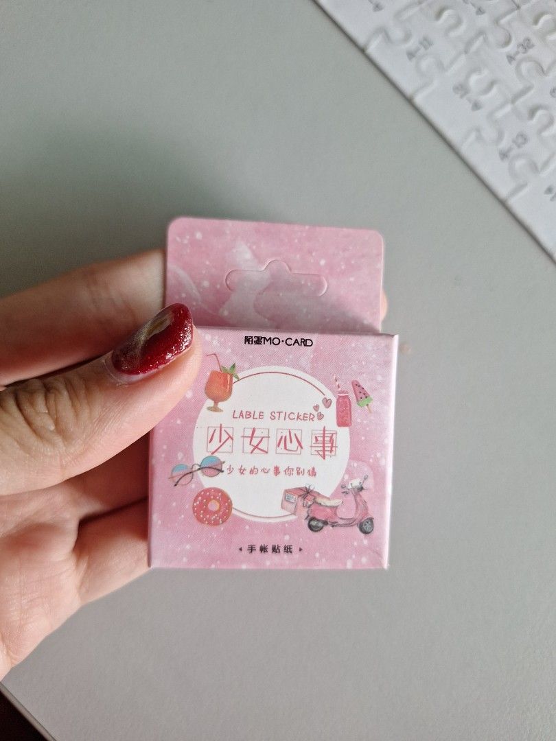 29 girly pink cute stickers, Hobbies & Toys, Stationery & Craft, Craft ...