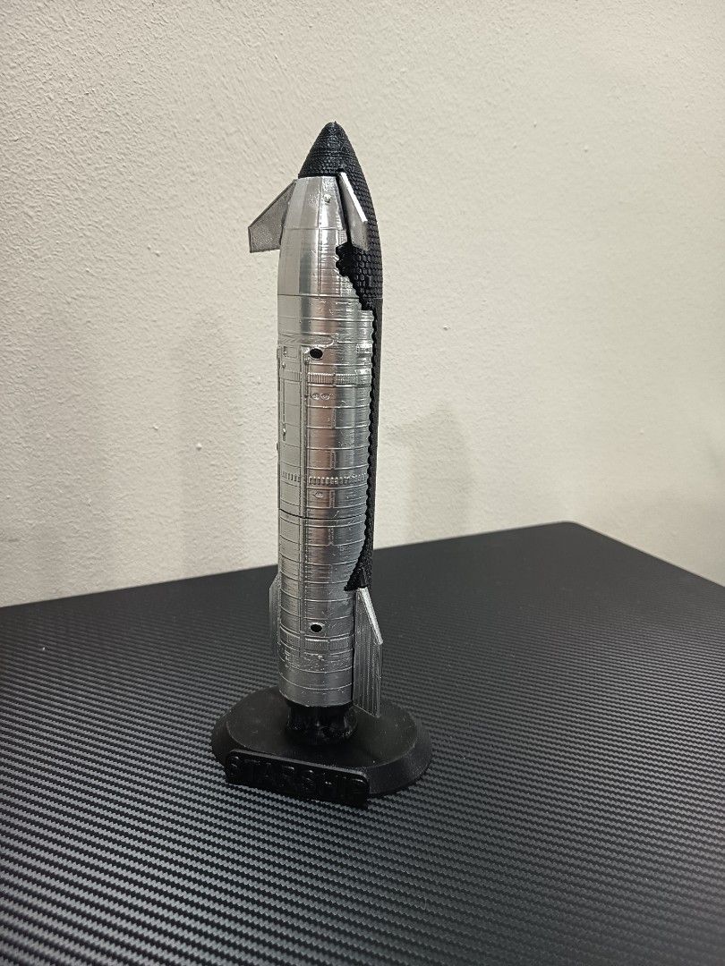 3D printed Starship Model, Hobbies & Toys, Toys & Games on Carousell