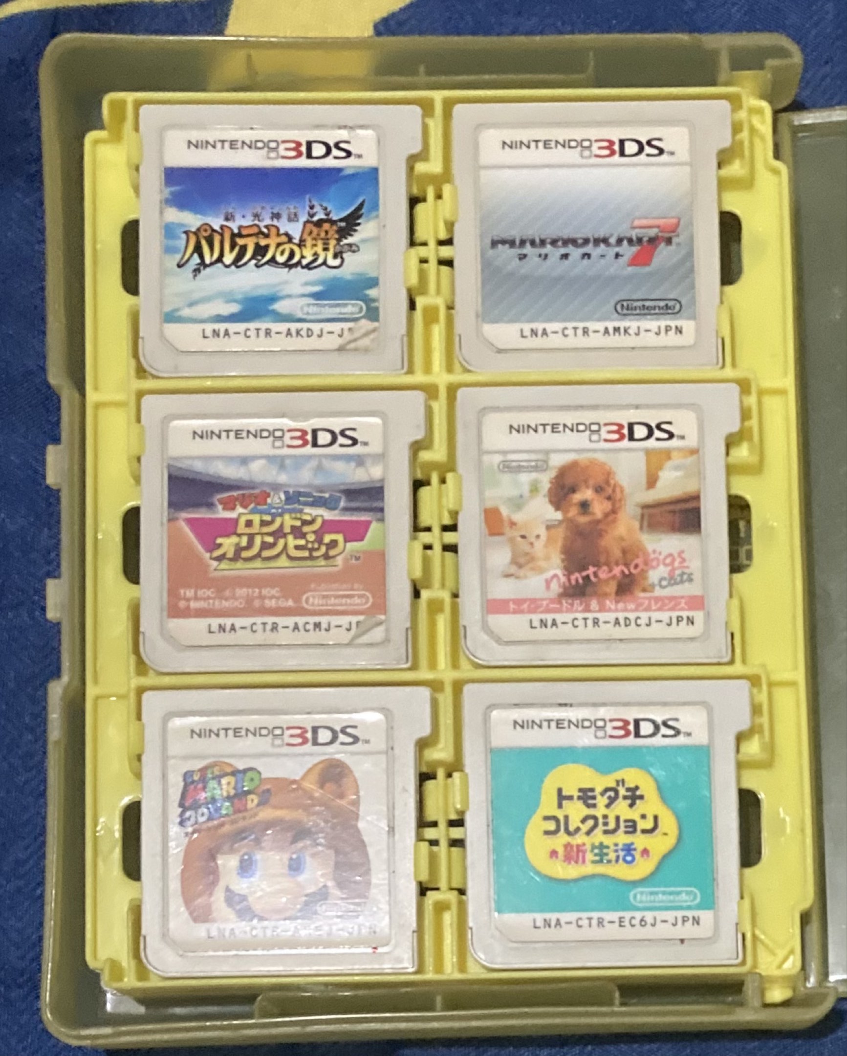 3DS games, 100% Authentic & tested, 6 carts - [JP] loose, Super Mario ...