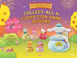 7-11 Sanrio Coin Bank Stamps, Hobbies & Toys, Memorabilia ...