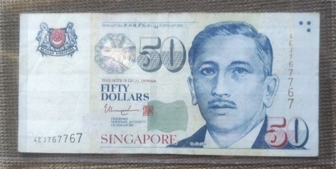 767 767 Sg $50 Radar Repeater number banknote, Hobbies & Toys ...