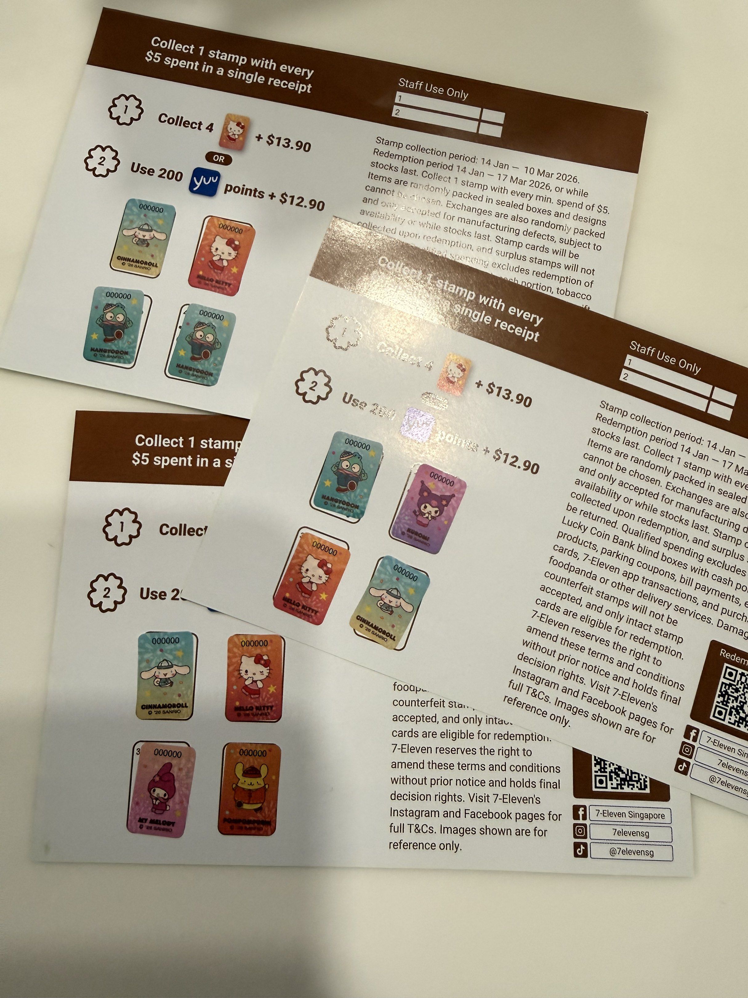 7-Eleven Sanrio lucky coin bank Stamp Cards, Hobbies & Toys, Toys ...