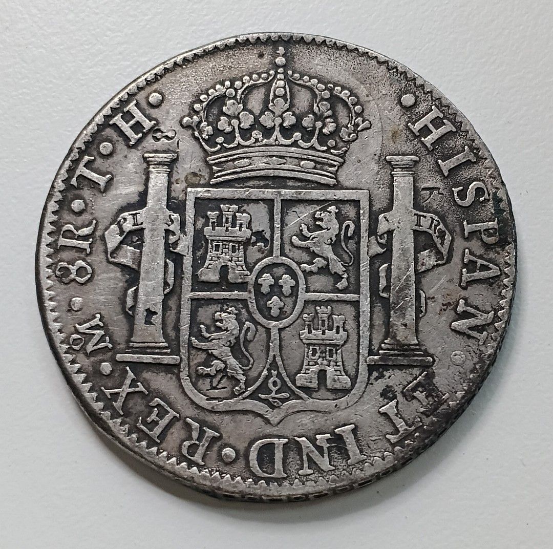 8 Reales 1807 Spanish Colonial Silver Coin, Hobbies & Toys, Memorabilia ...