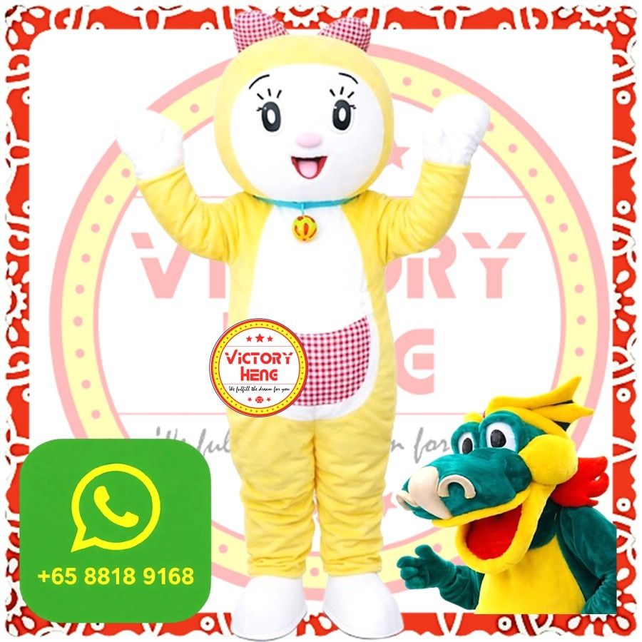 🤖 Dorami Mascot, Hobbies & Toys, Occasions & Party Supplies on Carousell