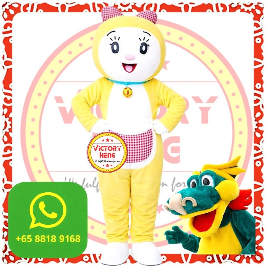 🤖 Dorami Mascot, Hobbies & Toys, Occasions & Party Supplies on Carousell