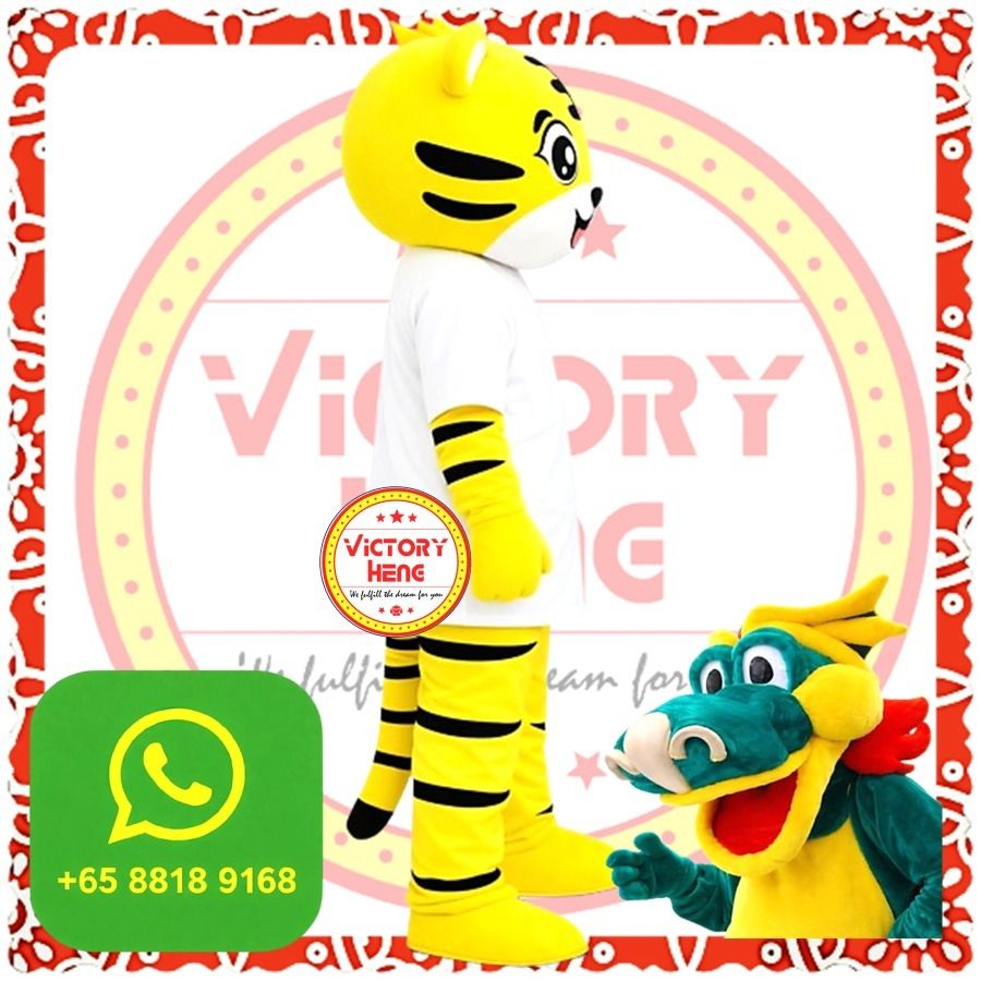 🐯 Tiger Mascot, Hobbies & Toys, Occasions & Party Supplies on Carousell