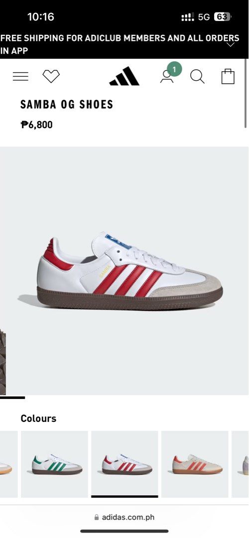 Adidas Samba OG Shoes, Women's Fashion, Footwear, Sneakers on Carousell
