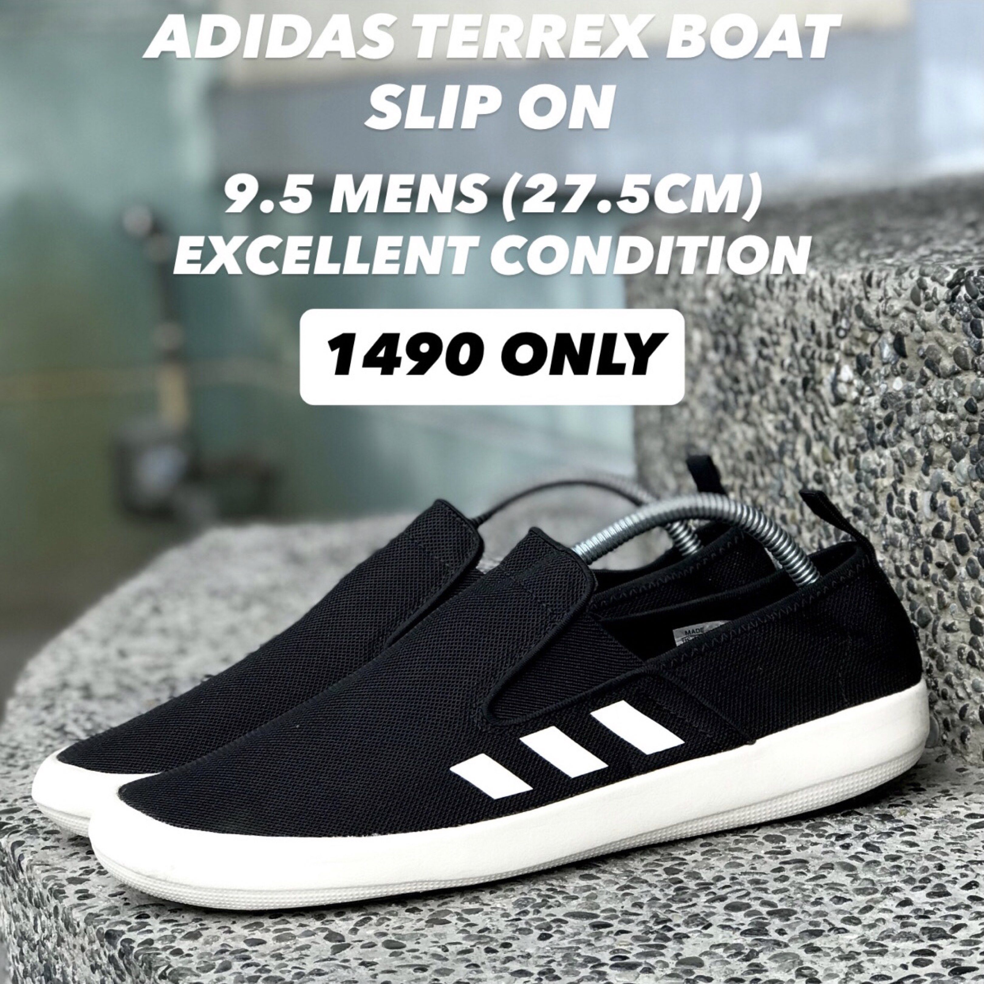 Adidas Terrex Boat Slip On, Men's Fashion, Footwear, Sneakers on Carousell