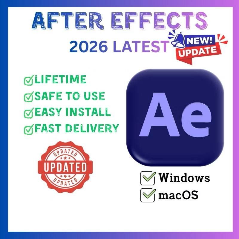 Adobe After Effects 2026 - Lifetime, Computers & Tech, Parts & Accessories, Software on Carousell
