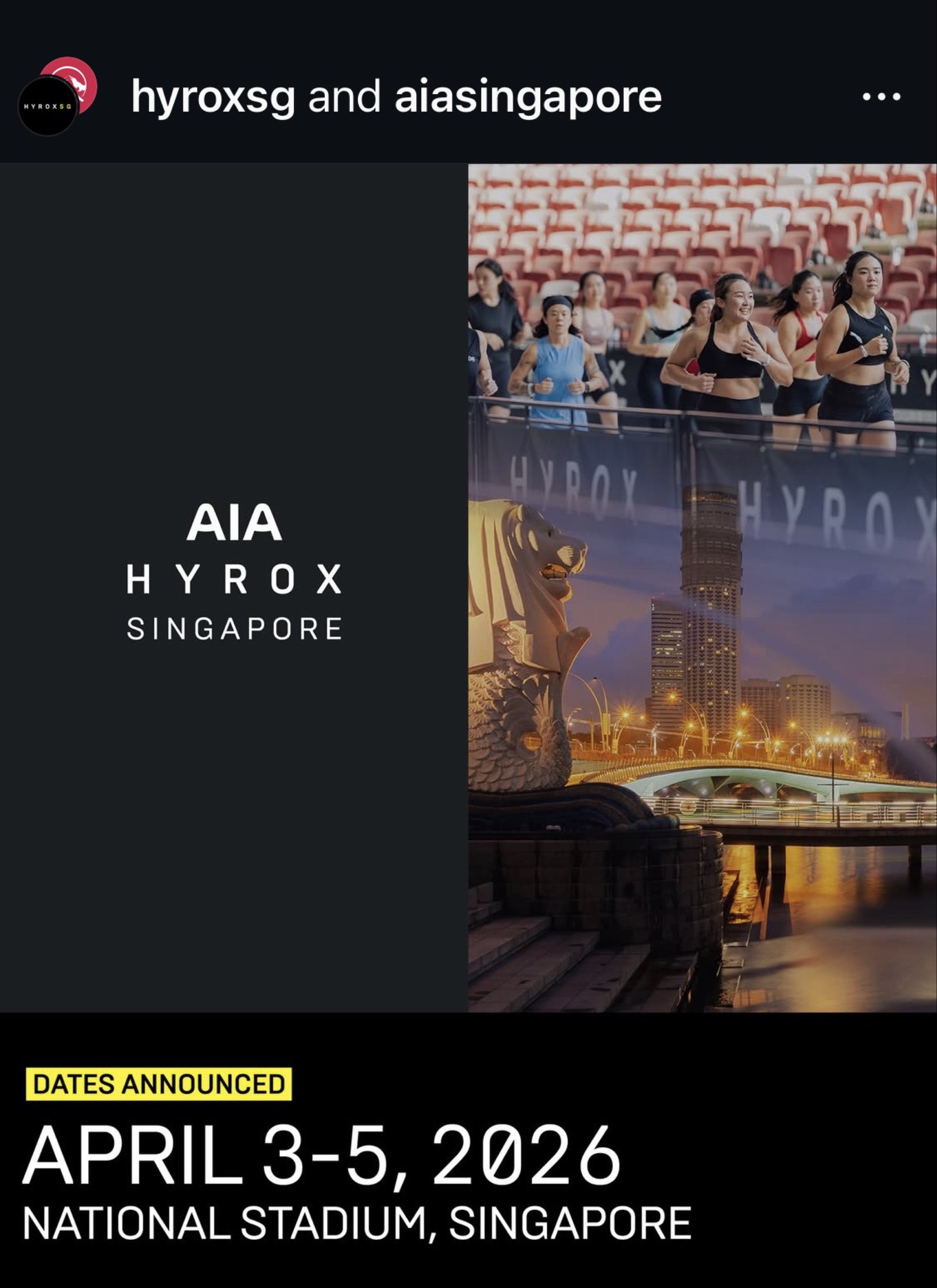 AIA Hyrox tickets sale, Tickets & Vouchers, Store Credits on Carousell