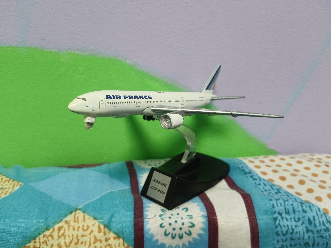 Air France Boeing 777-300 Airplane Model (Black Stand Included ...