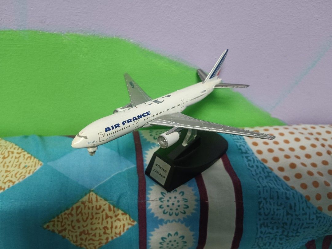 Air France Boeing 777-300 Airplane Model (Black Stand Included ...