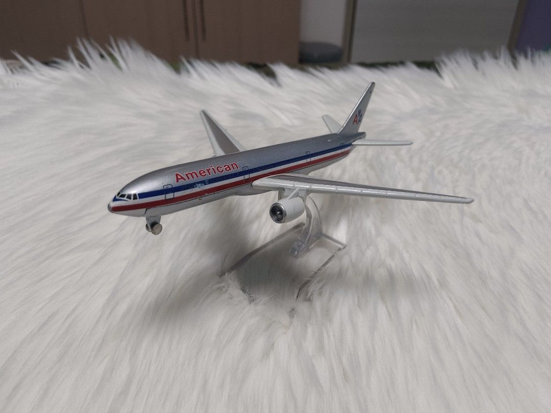 American Airlines Boeing 777 Airplane Model (Clear Stand Included ...