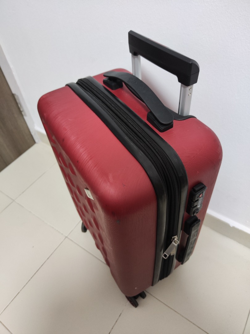 American Flyer Red Suitcase with Wheels, Hobbies & Toys, Travel ...