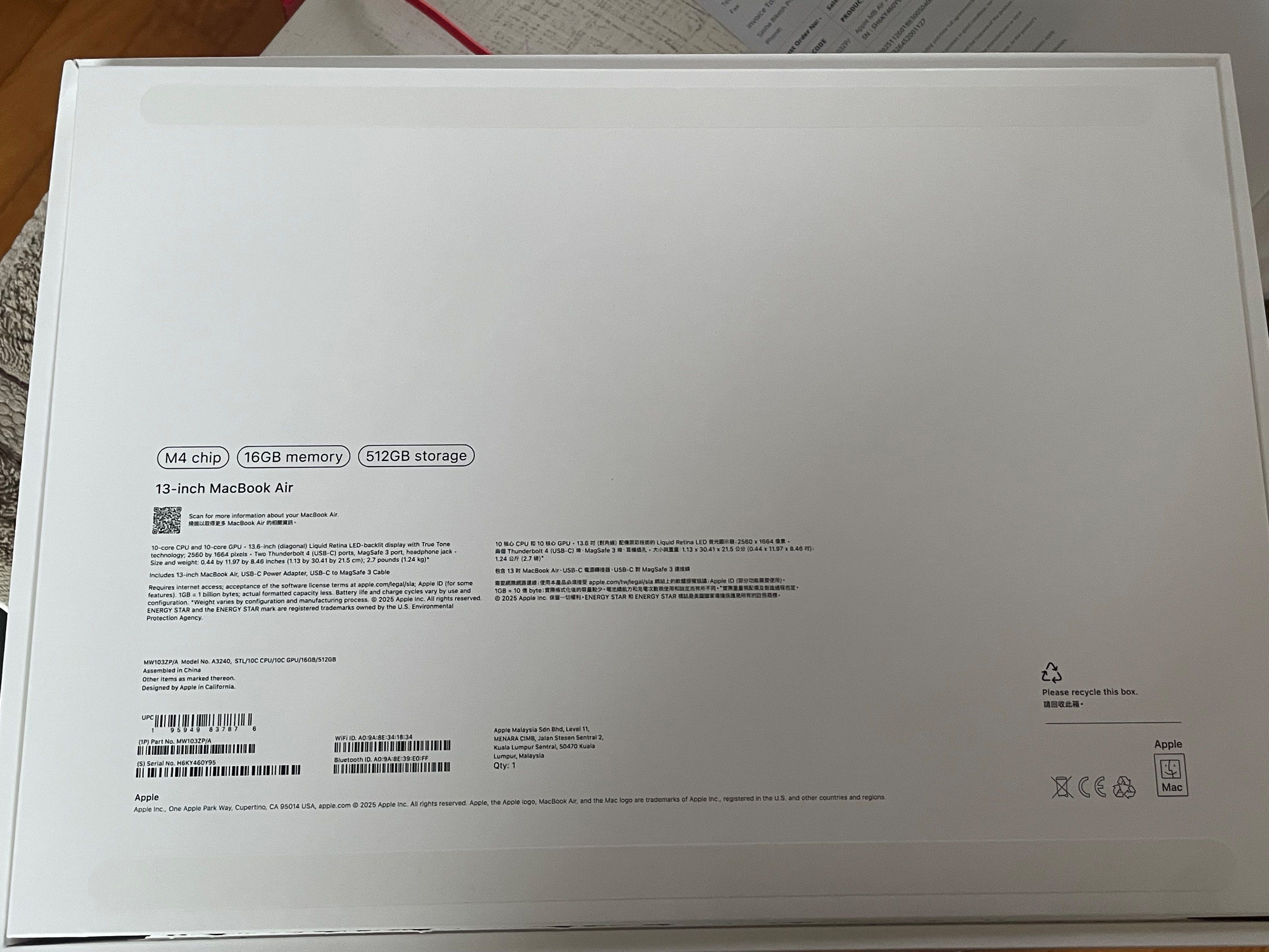 Apple MacBook Air 13-inch 512GB - Starlight, Computers & Tech, Laptops ...