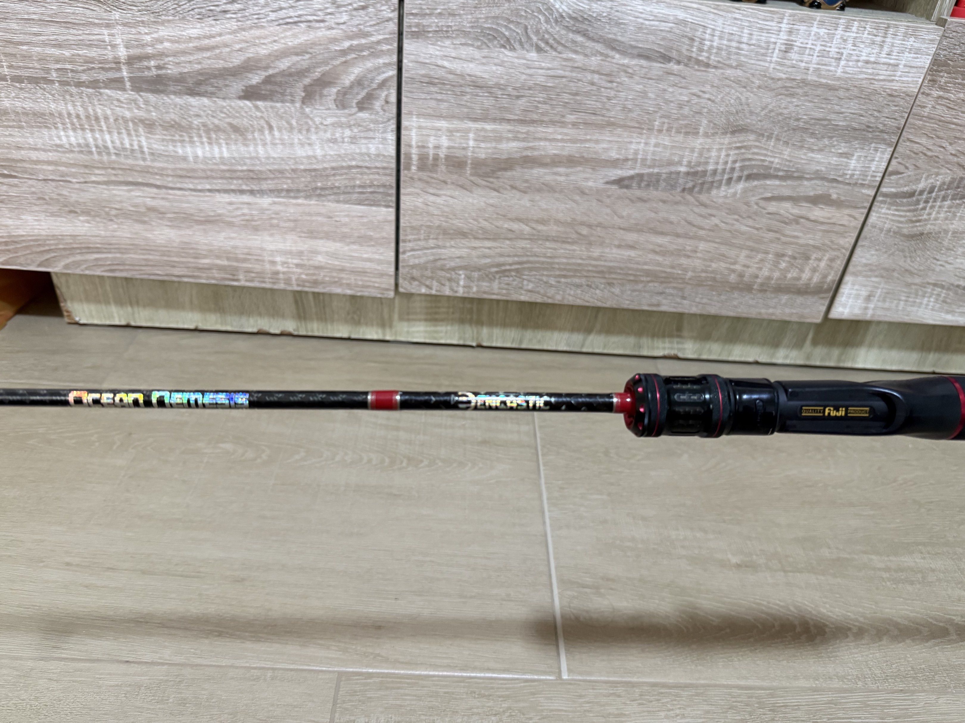 Assorted Fishing rods ( Ocean Nemesis, Blood Sabre, Abu Garcia ...