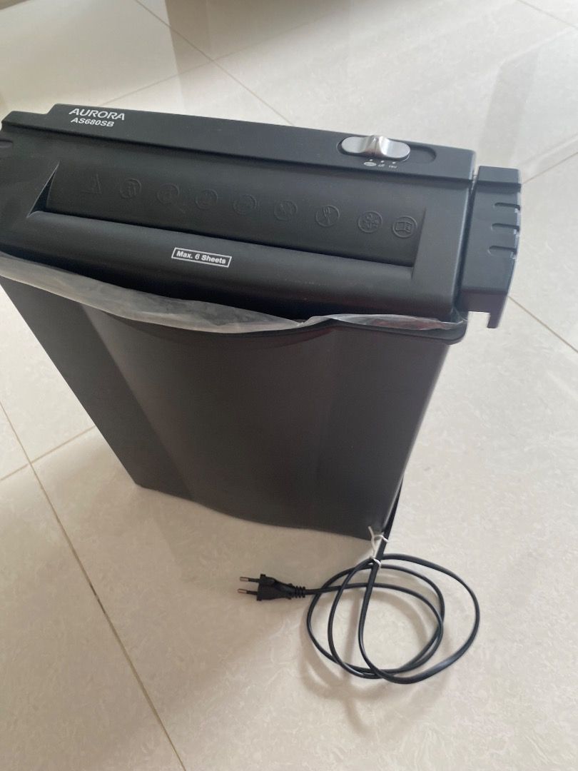 Aurora AS680S Paper Shredder, Computers & Tech, Office & Business ...