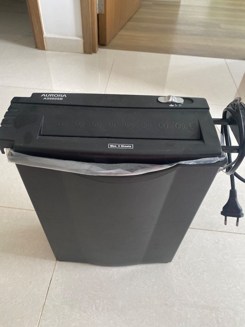 Aurora AS680S Paper Shredder, Computers & Tech, Office & Business ...