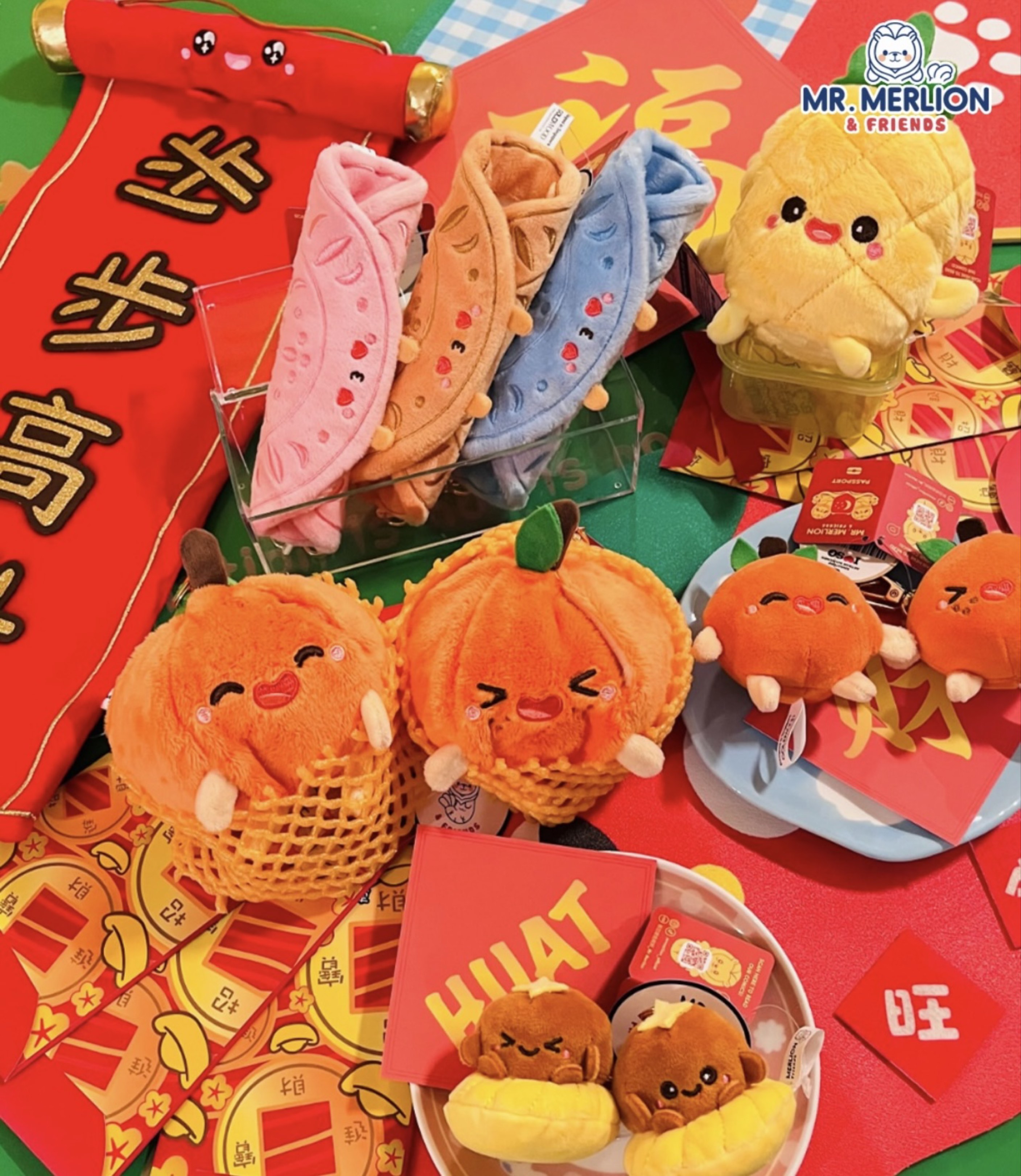 Authentic Mr Merlion Chinese new year lunar cny collection - soft toy ...