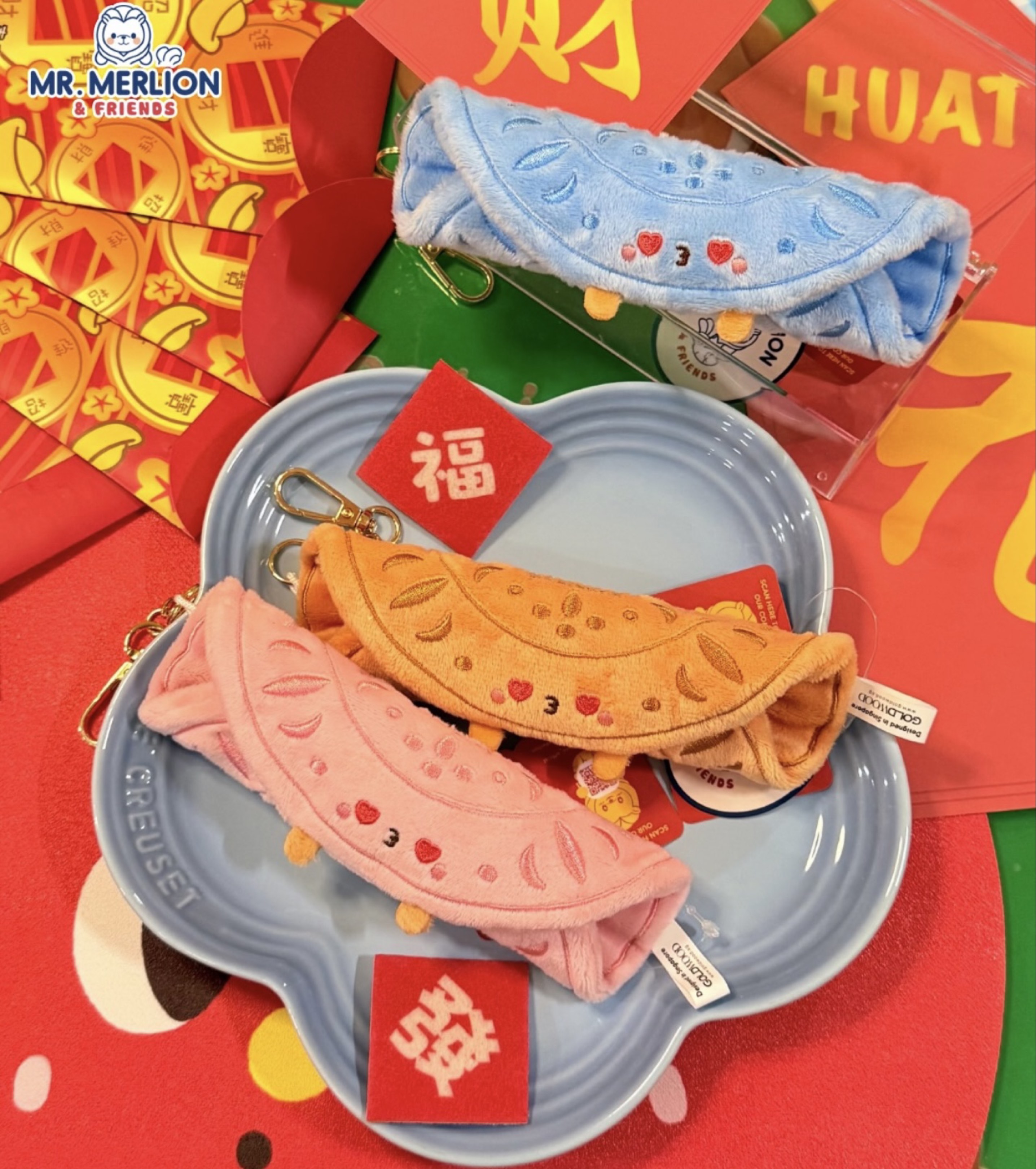 Authentic Mr Merlion Chinese new year lunar cny collection - soft toy ...