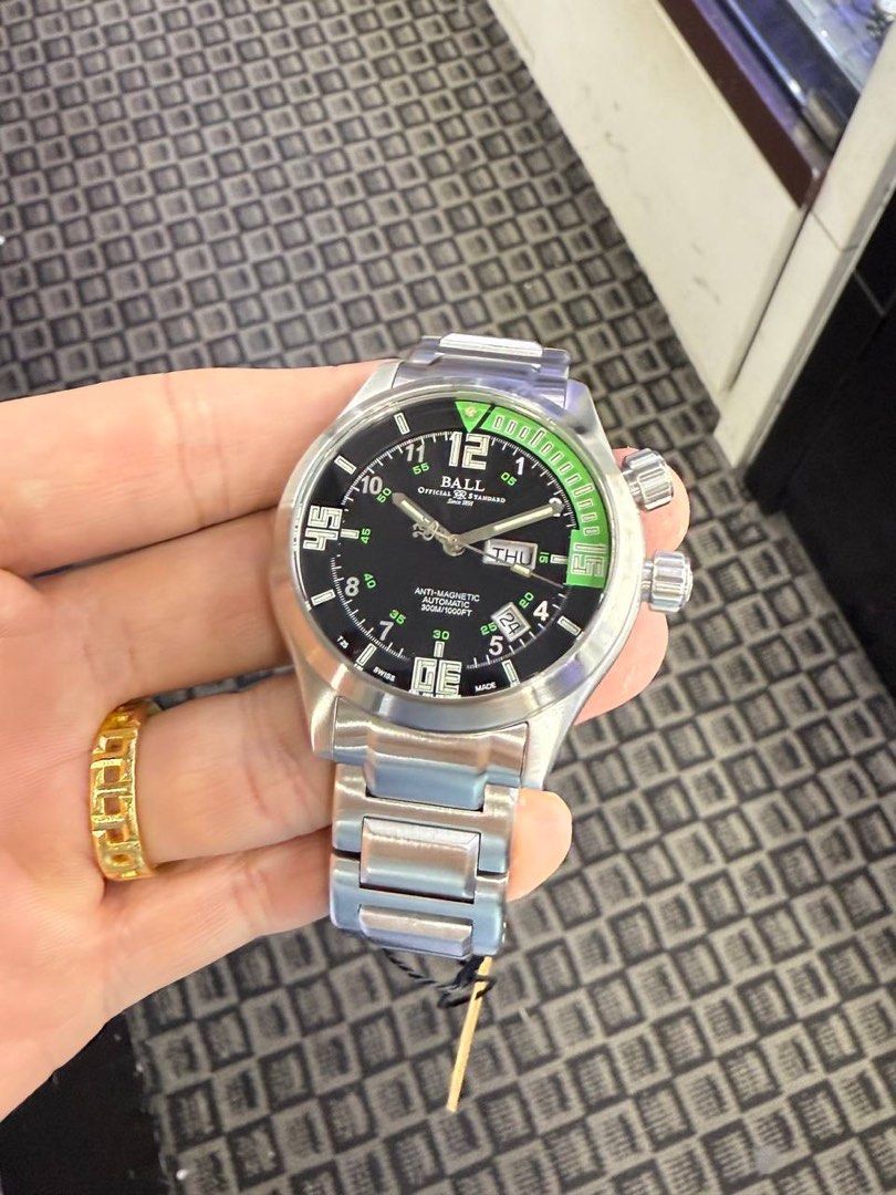 BALL ENGINEER MASTER II DIVER SWISS MADE AUTOMATIC DIVERS 300M DM1020A ...