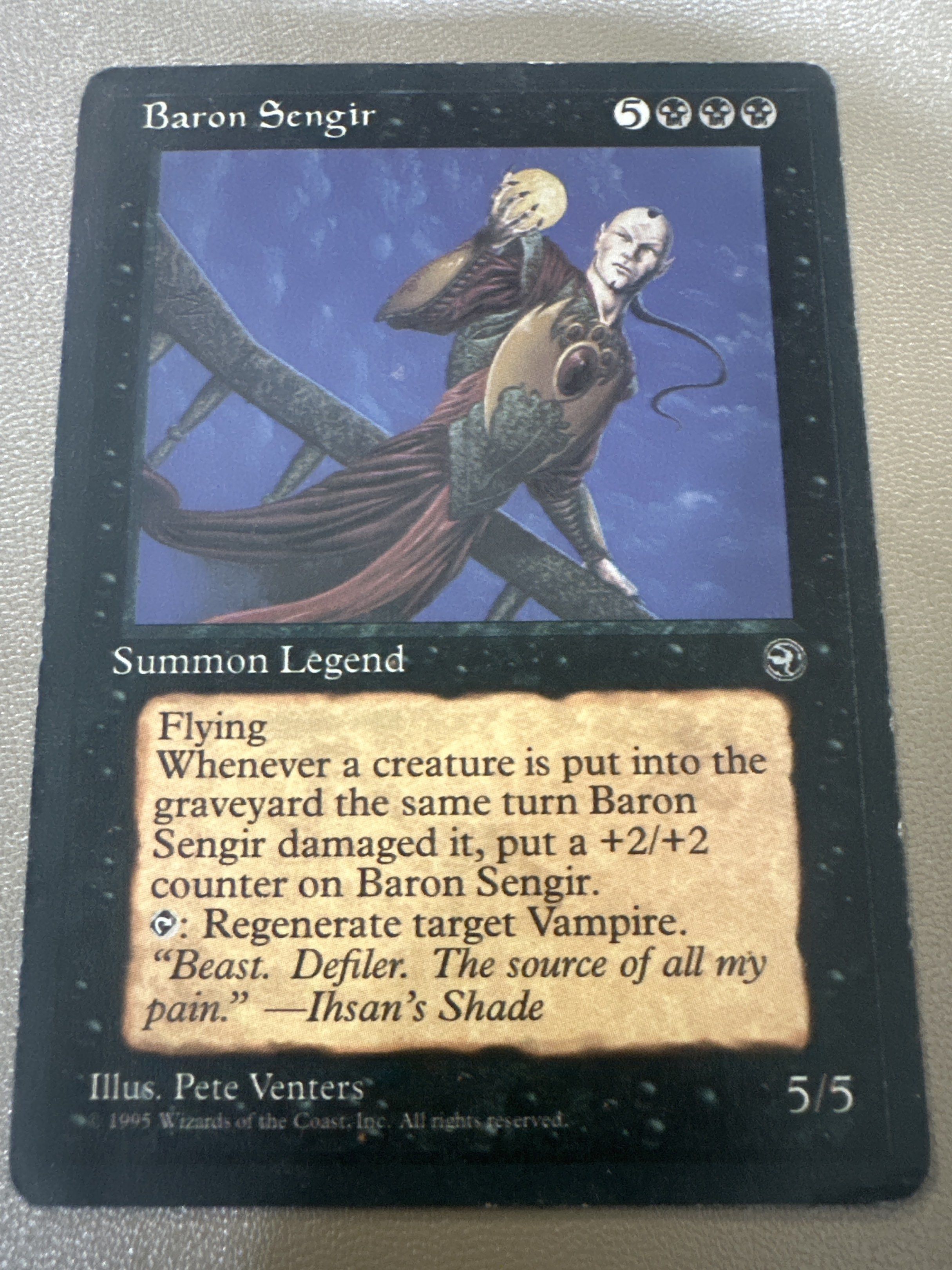 Baron Sengir - Magic: The Gathering Card, Hobbies & Toys, Toys & Games ...