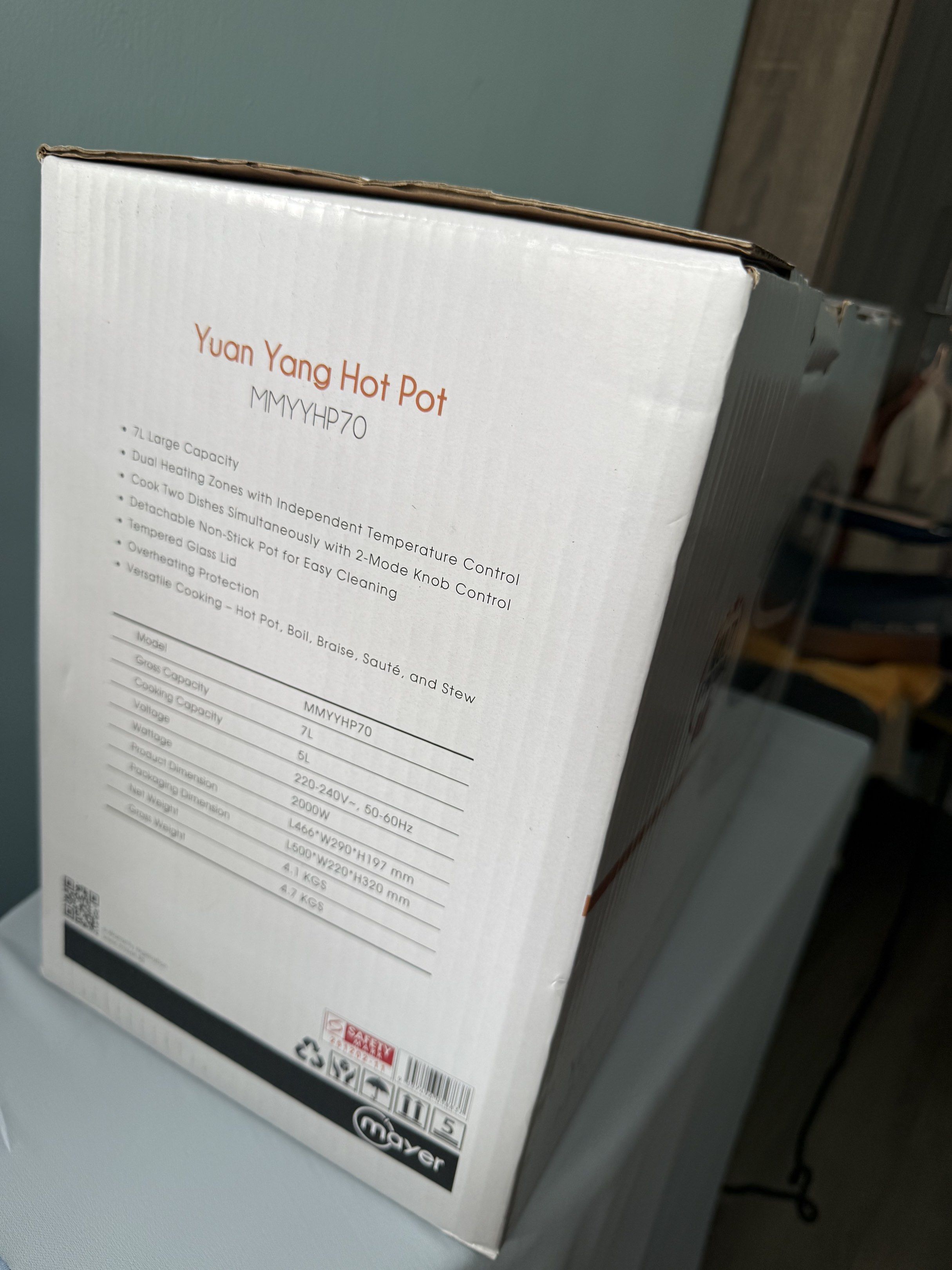 Brand New Mayer Yuan Yang Hot Pot - 7L, TV & Home Appliances, Kitchen ...