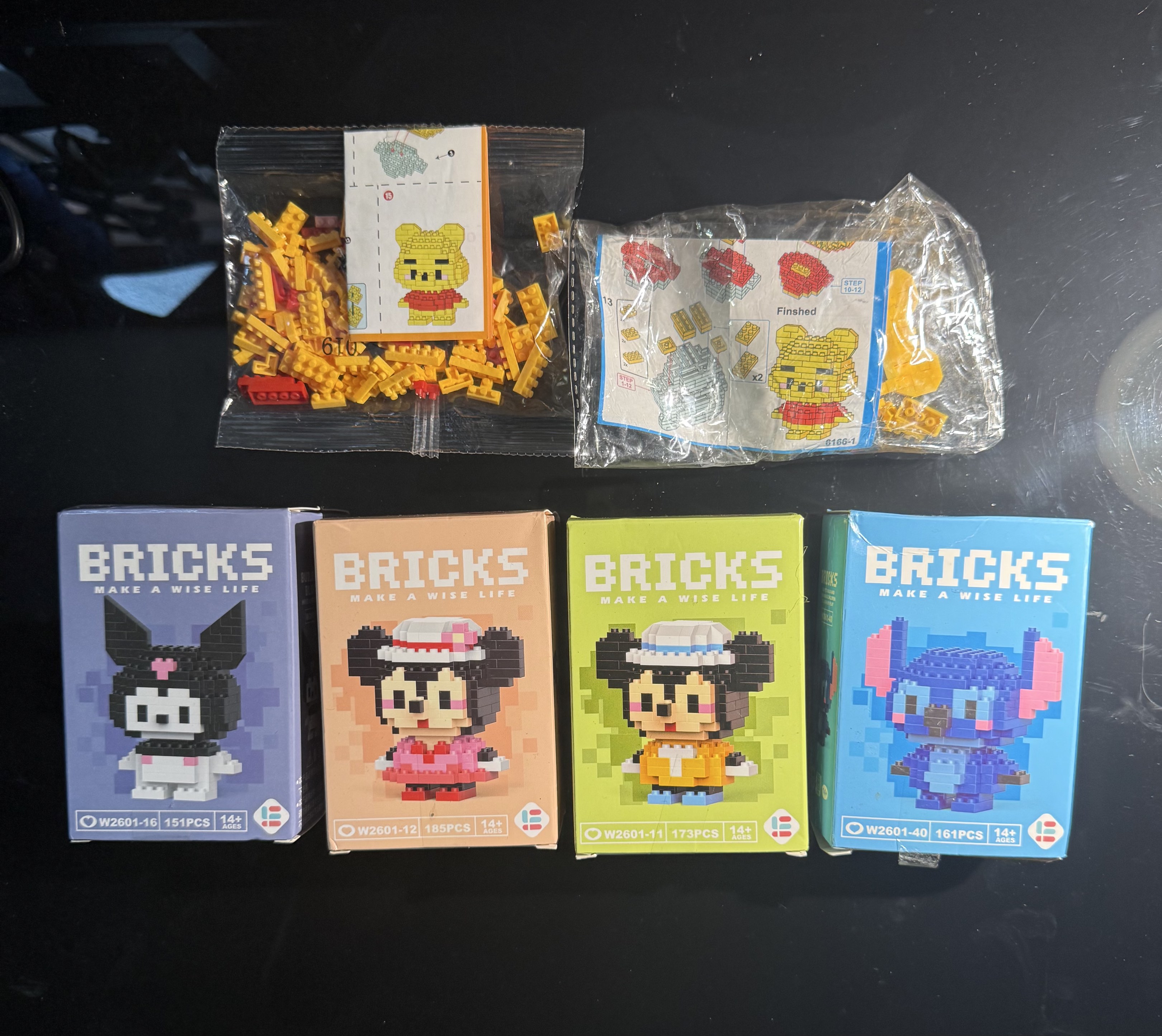 BRICKS Make a Wise Life - Mini Building Blocks Set (Couple, Vday, Bf ...
