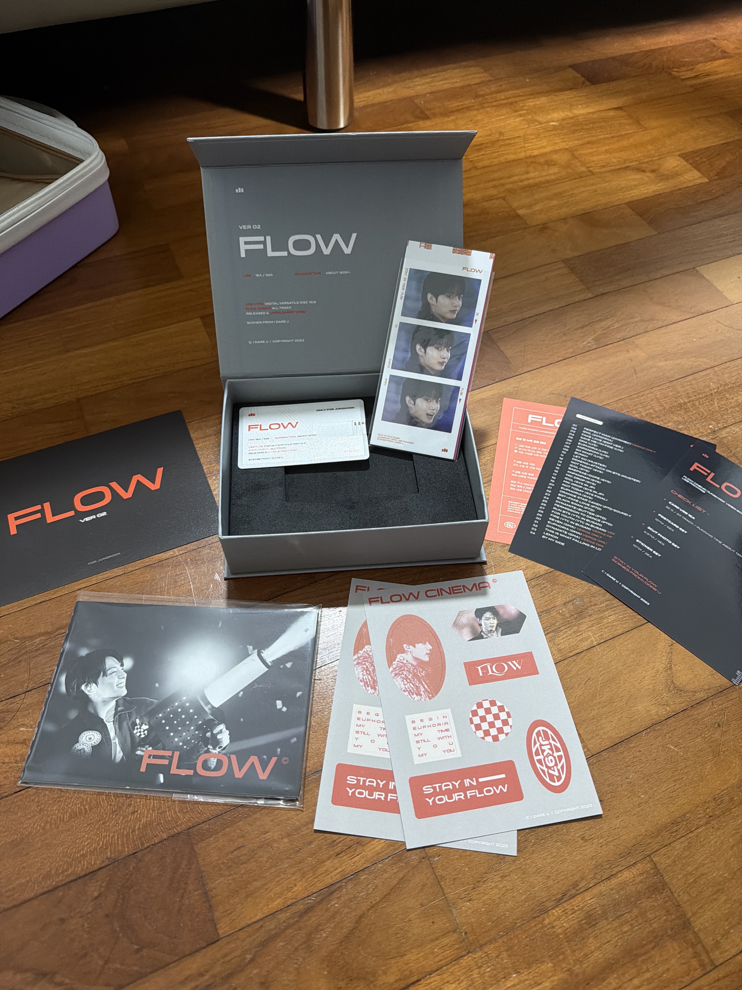 BTS FLOW Jungkook USB, Hobbies & Toys, Memorabilia & Collectibles, K ...