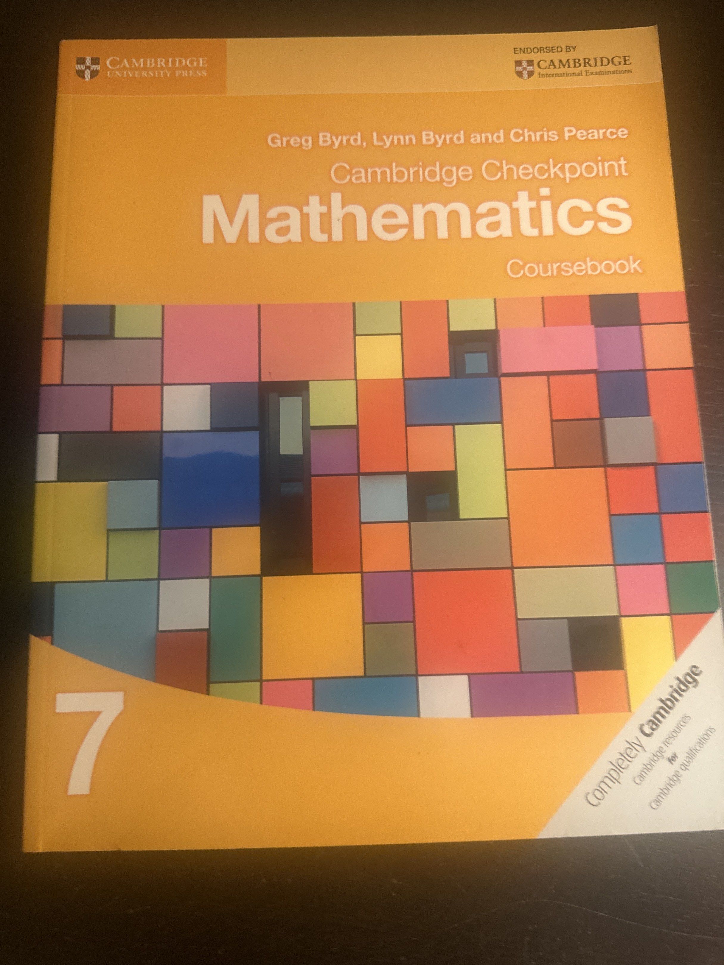 Cambridge Checkpoint Mathematics Coursebook - Grade 7 & 8, Hobbies ...