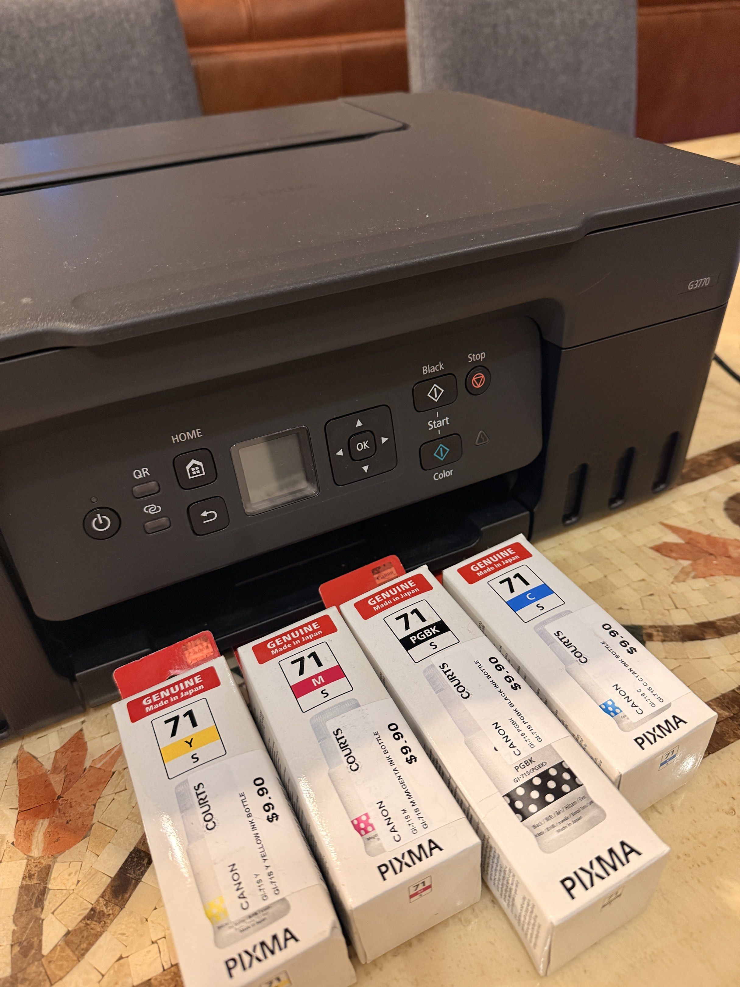 Canon PIXMA G3770 Multifunction Printer with Ink, Computers & Tech ...