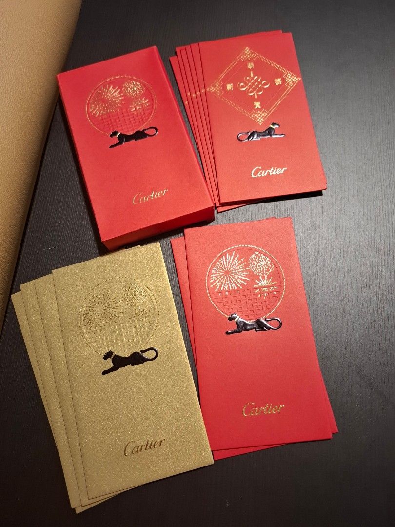 Cartier Red Packets - Lunar New Year, Hobbies & Toys, Stationery ...