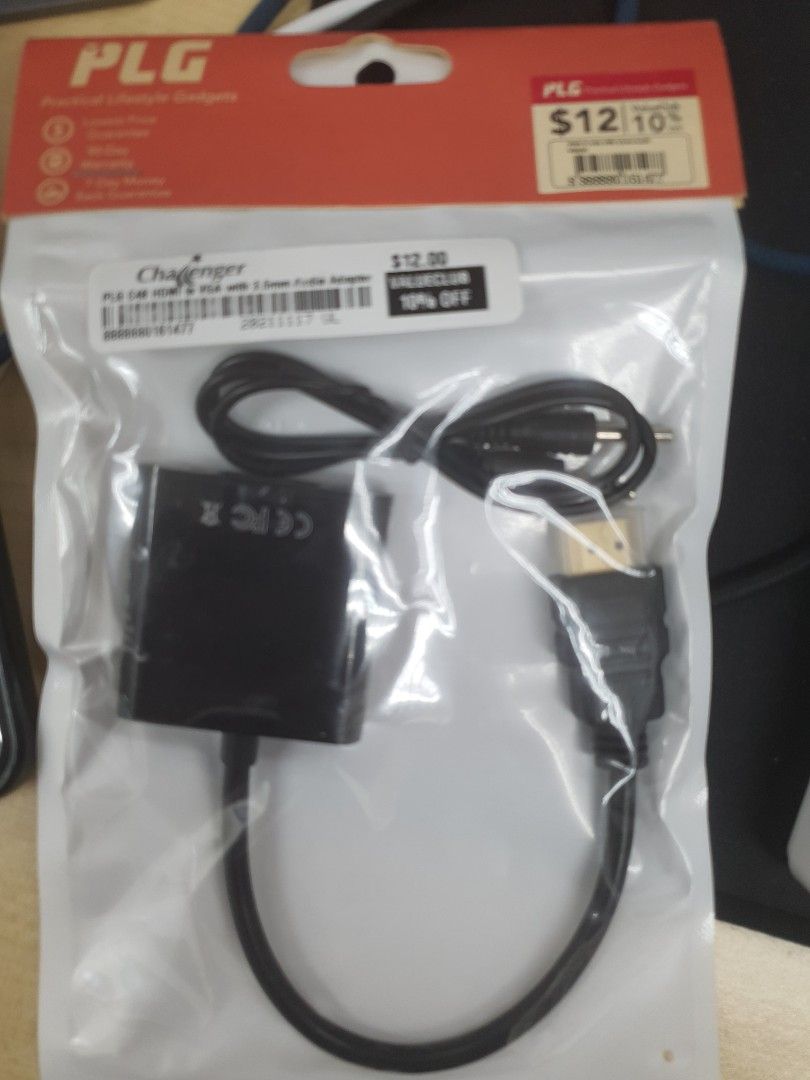 Challenger PLG HDMI to VGA Adapter, Computers & Tech, Parts ...