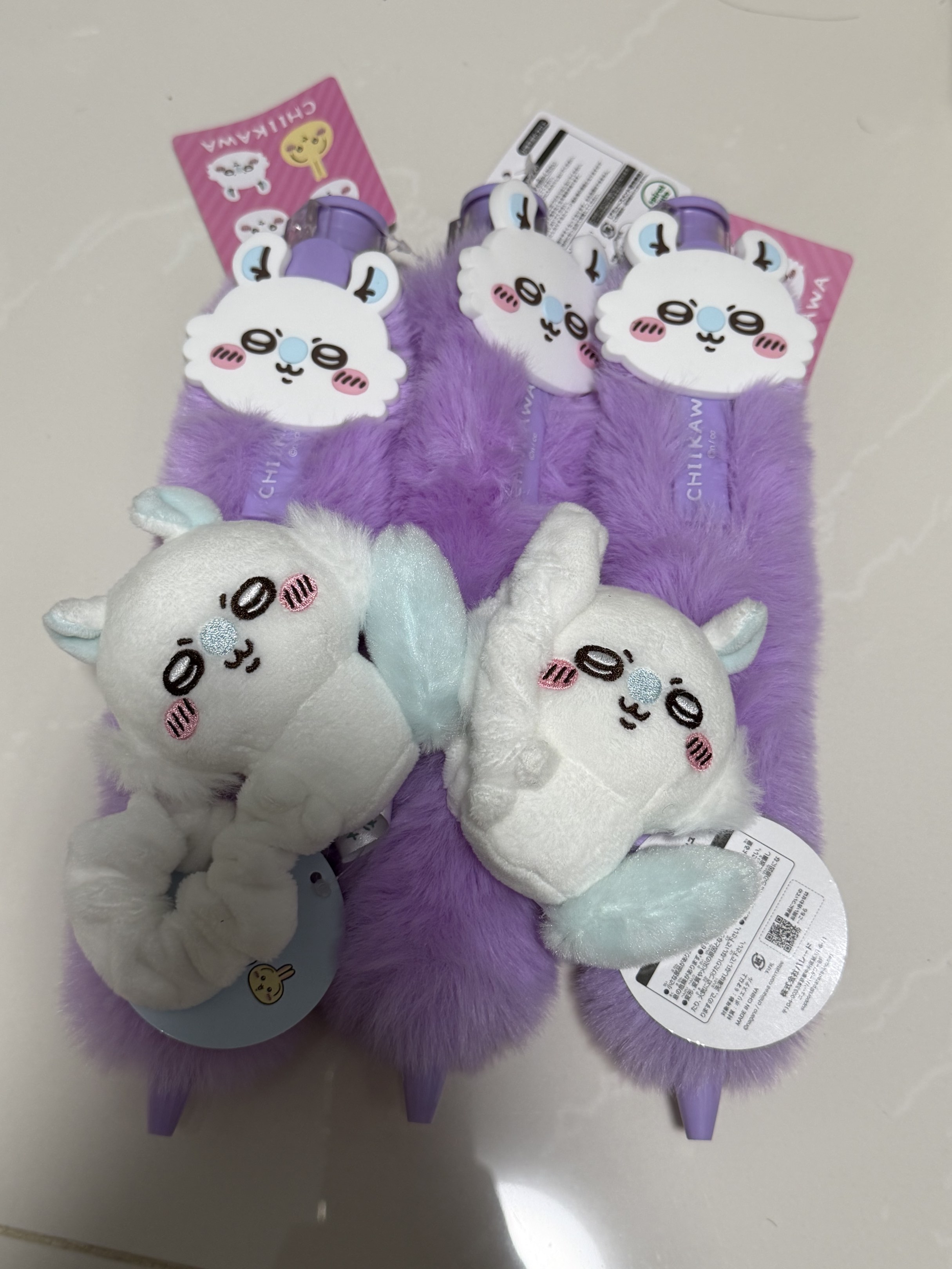 Chiikawa momonga pen plush and gatchalon, Hobbies & Toys, Toys & Games ...