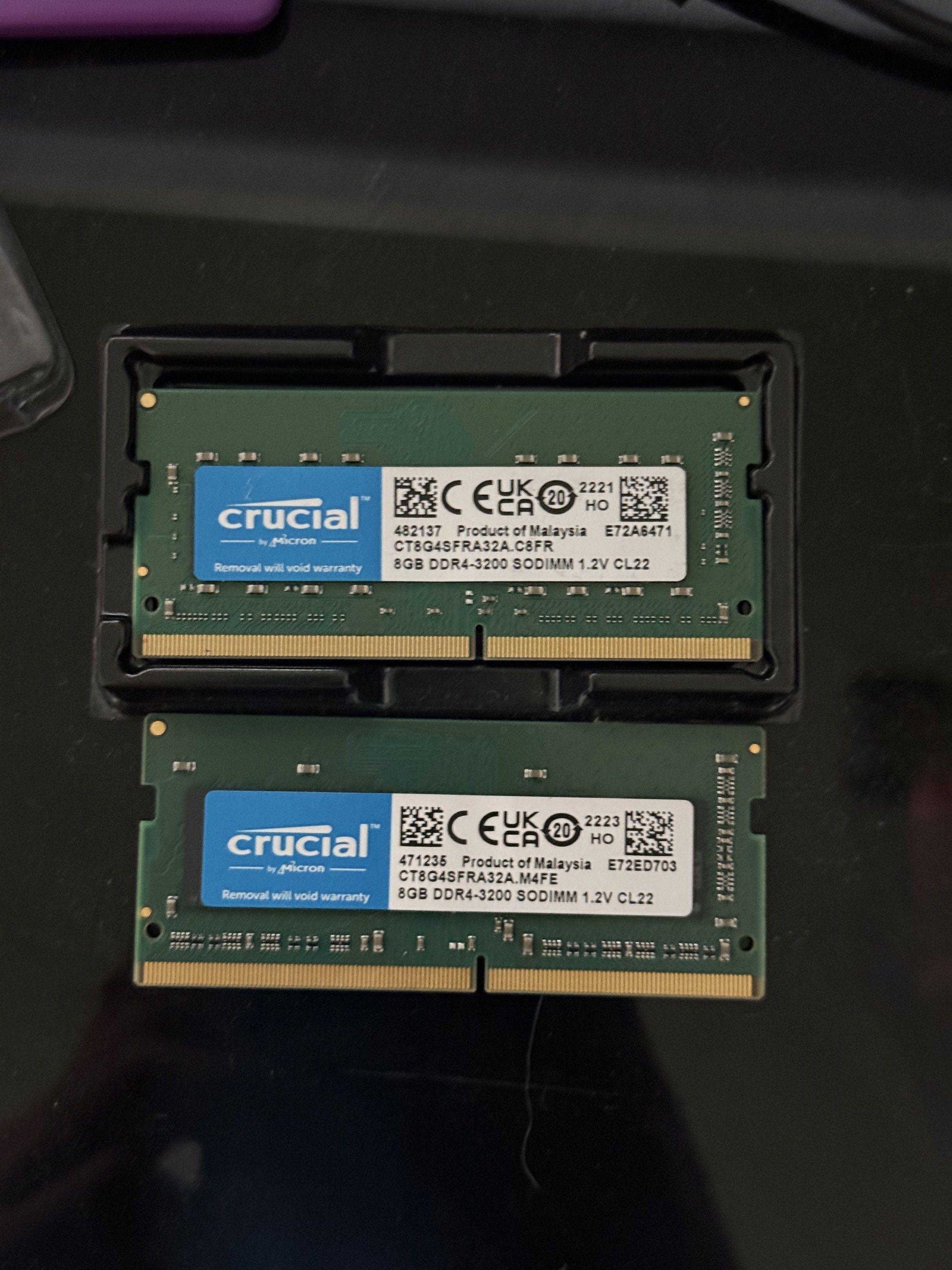 Crucial 8GB DDR4-3200 SODIMM RAM, Computers & Tech, Parts & Accessories ...
