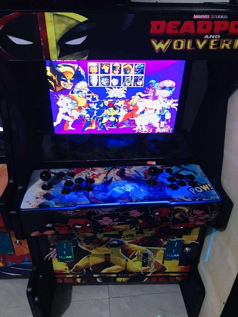 Custom Arcade Machine - Street Fighter & Marvel Games, Video Gaming ...